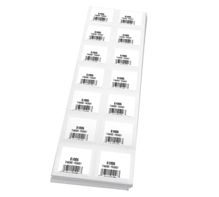 LABELS FOR 16" PRINTED 50CT LATEX