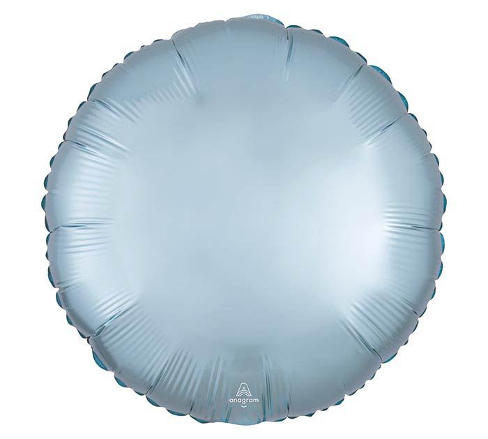 Blue Round Mylar Balloon