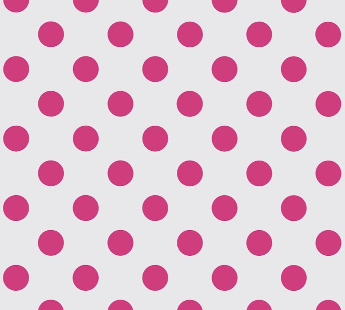 Large Pink Dots On Clear Cellophane