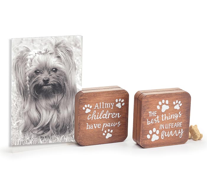 Pet Photo Holders With Assorted Messages