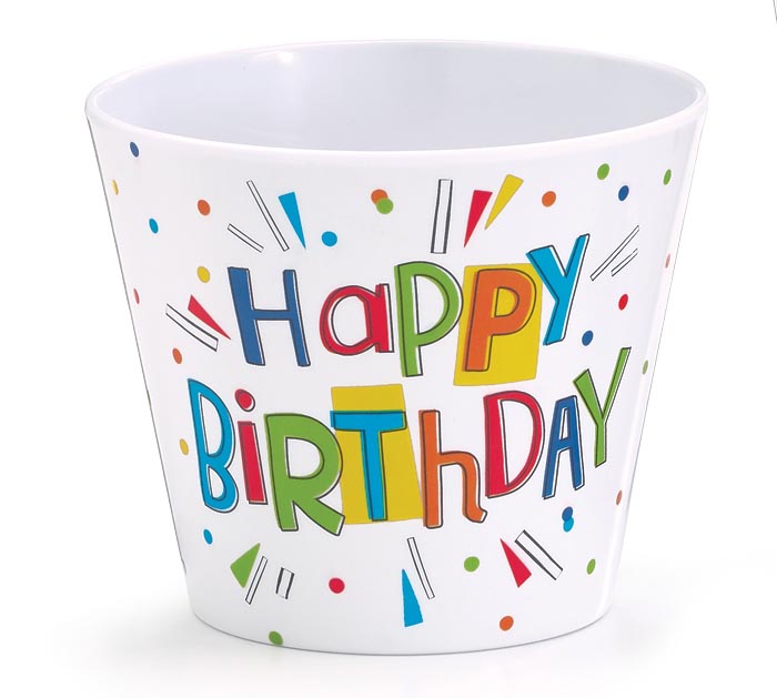 4" Party Pizzazz Birthday Melamine