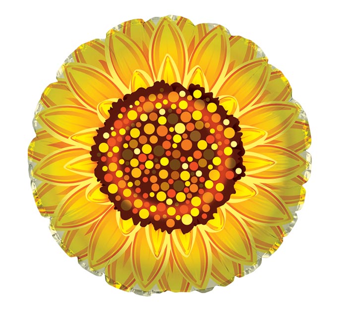Buy Foil Sunflower Balloon for Your Party - burton + BURTON Balloons