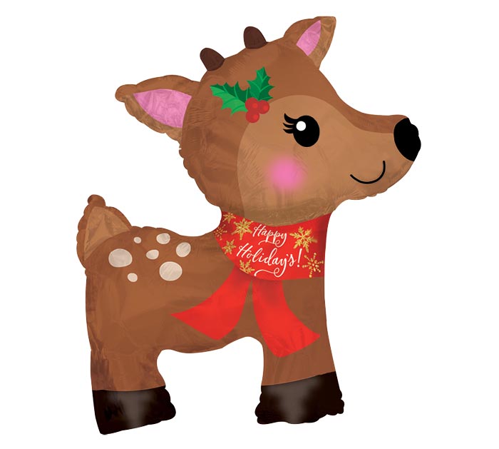 36" Christmas Reindeer Shape Balloon