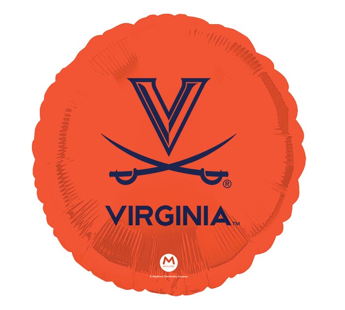18Inch NCAA University Of Virginia Round Foil Balloons