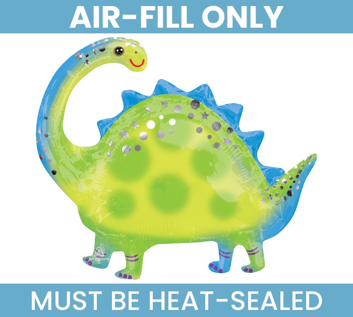 14" Flat Stegosaurus Mini Shape Balloon