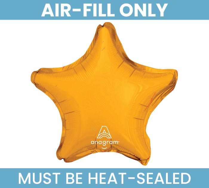 4inch Metallic Gold Star Shape Foil Balloons