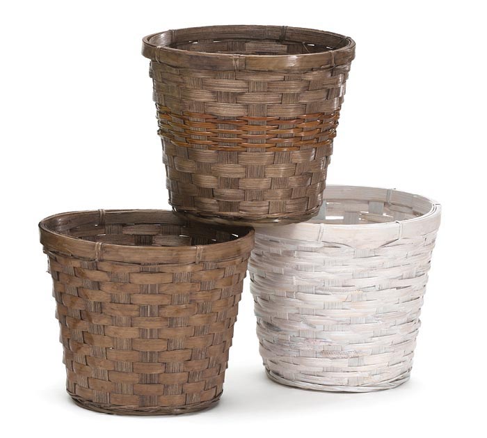CASE 6" BAMBOO POT COVER ASSORTMENT