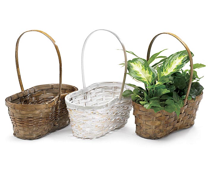 4" PEANUT BASKET WITH HANDLE CASE