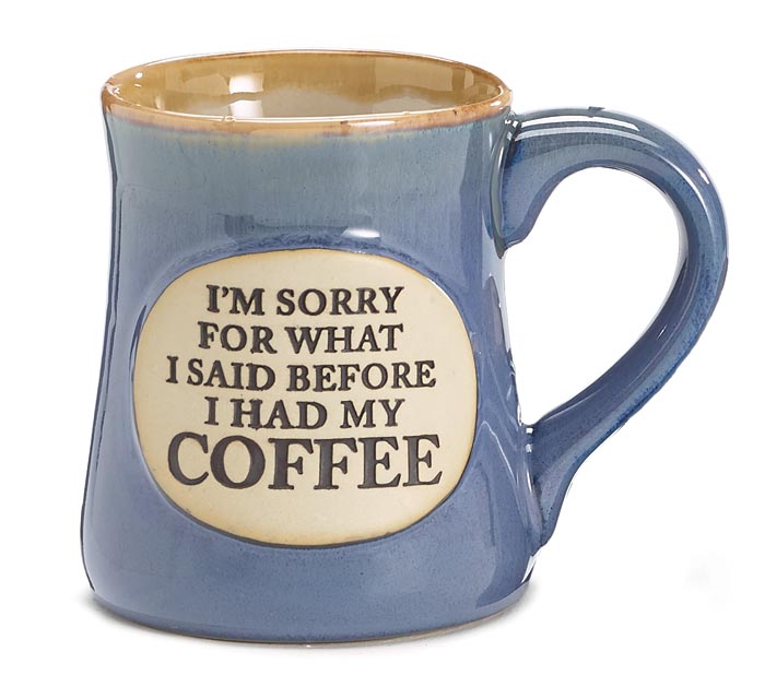 I'm Sorry Message Porcelain Mug