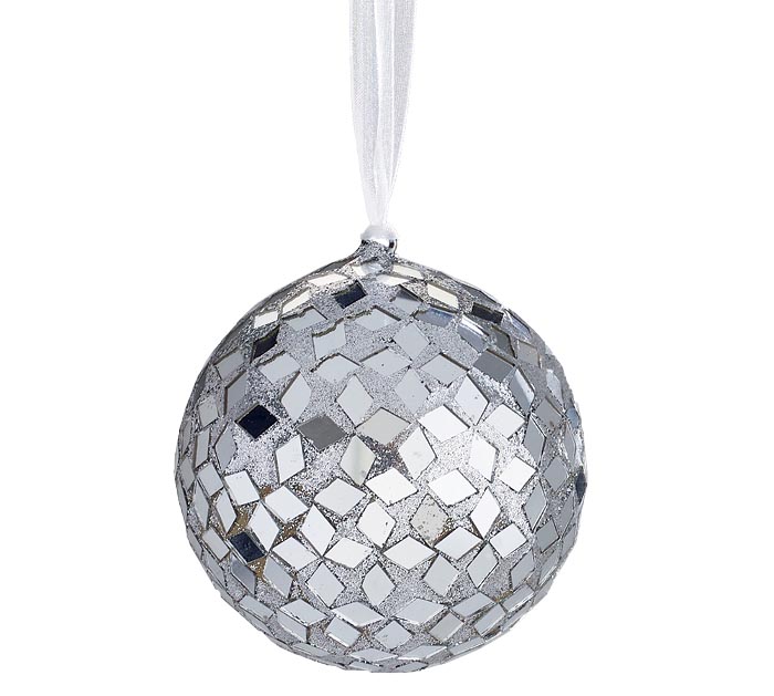 MIRRORBALL GIFT BOX ORNAMENTS