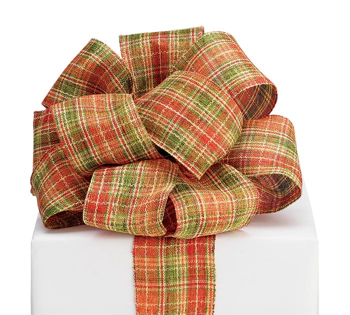#40 FALL PLAID RIBBON