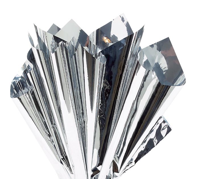 Silver Metallic Sheets