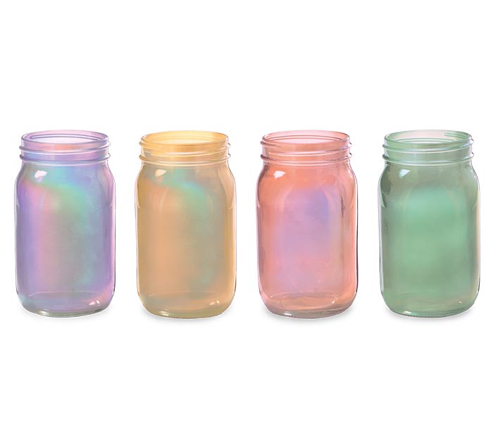 Pearlized Quart Mason Jar