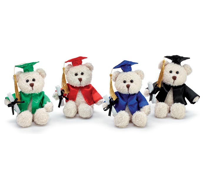 PLUSH ASSORTED GRADUATION BEARS