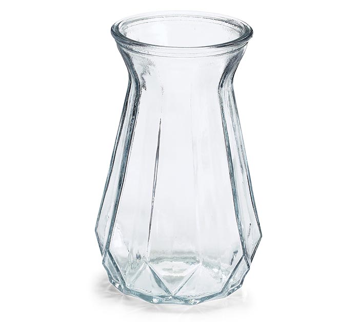 Clear Glass Vertical Ribbed