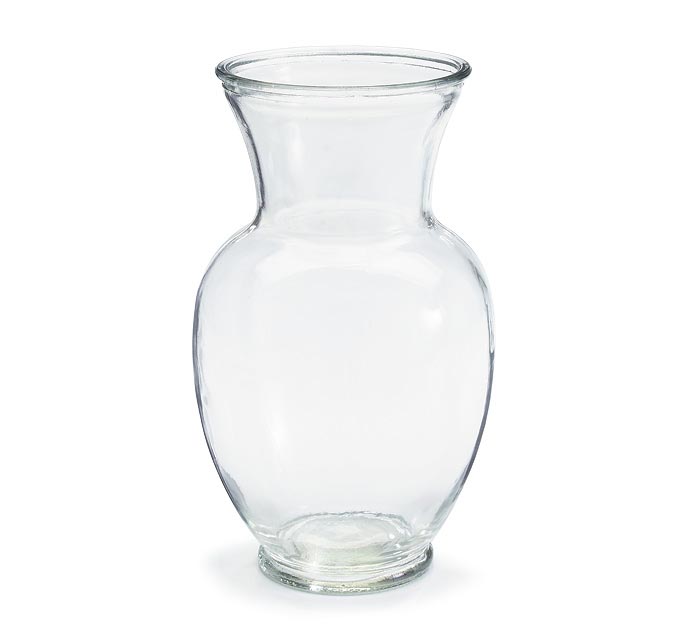 Large Cinched Neck Vase With Flare Rim