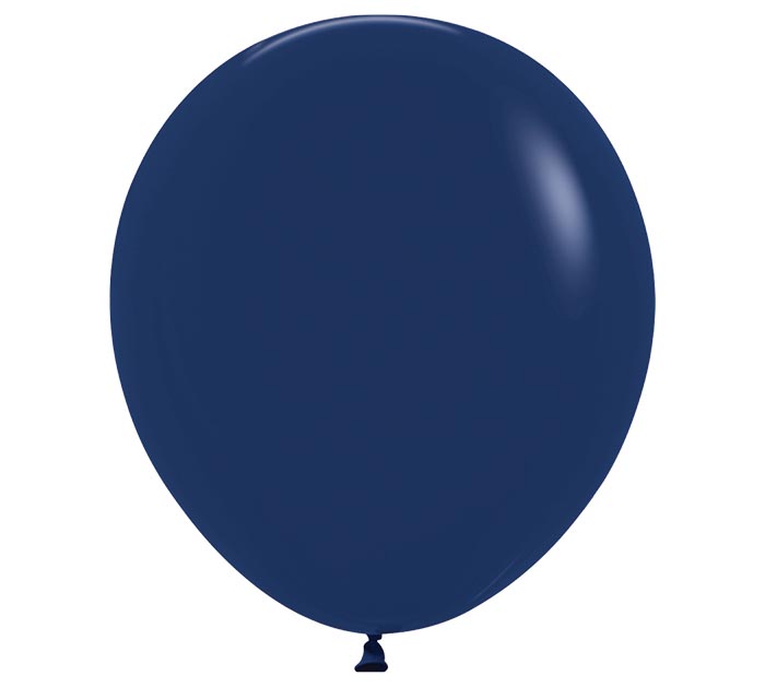 18Inch Sempertex Fashion Navy Latex Balloons
