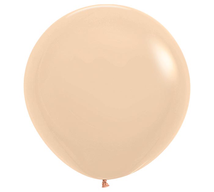 24Inch Sempertex Pastel Matte Malibu Peach Latex Balloons