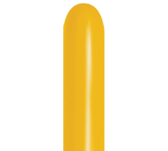 260B Sempertex Deluxe Honey Yellow Latex Balloons