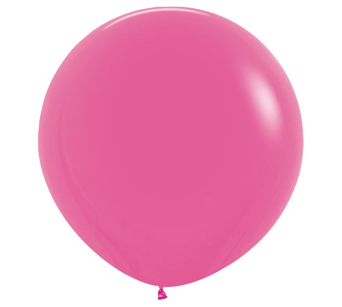 3' Sempertex Deluxe Fuchsia Latex Balloons