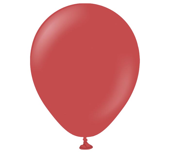 12Inch Kalisan Sorted Deep Red Latex 100Pk Latex Balloons