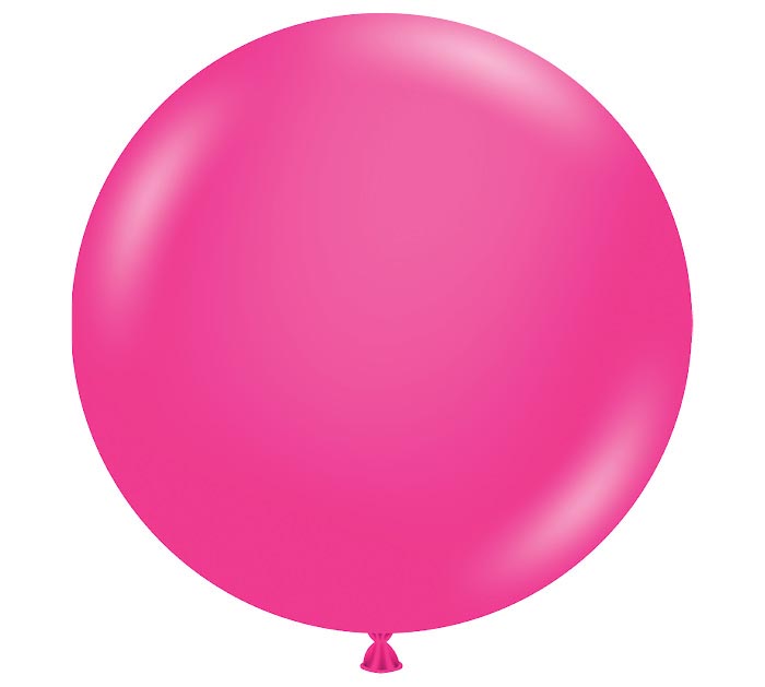 17Inch Tuftex Designer Hot Pink Latex 50 Pack Latex Balloons